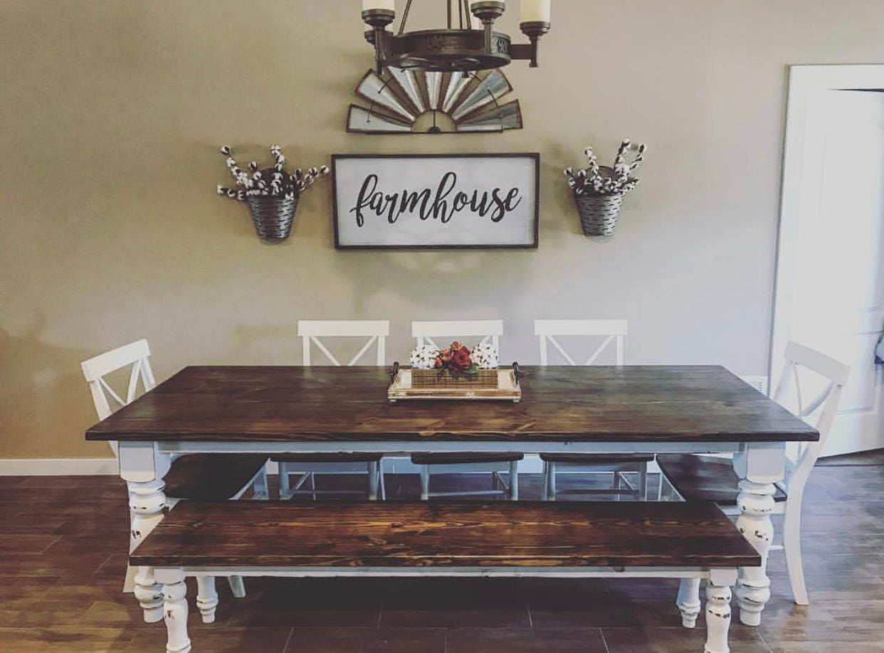 The Jill Farm Table – craftsmandecor