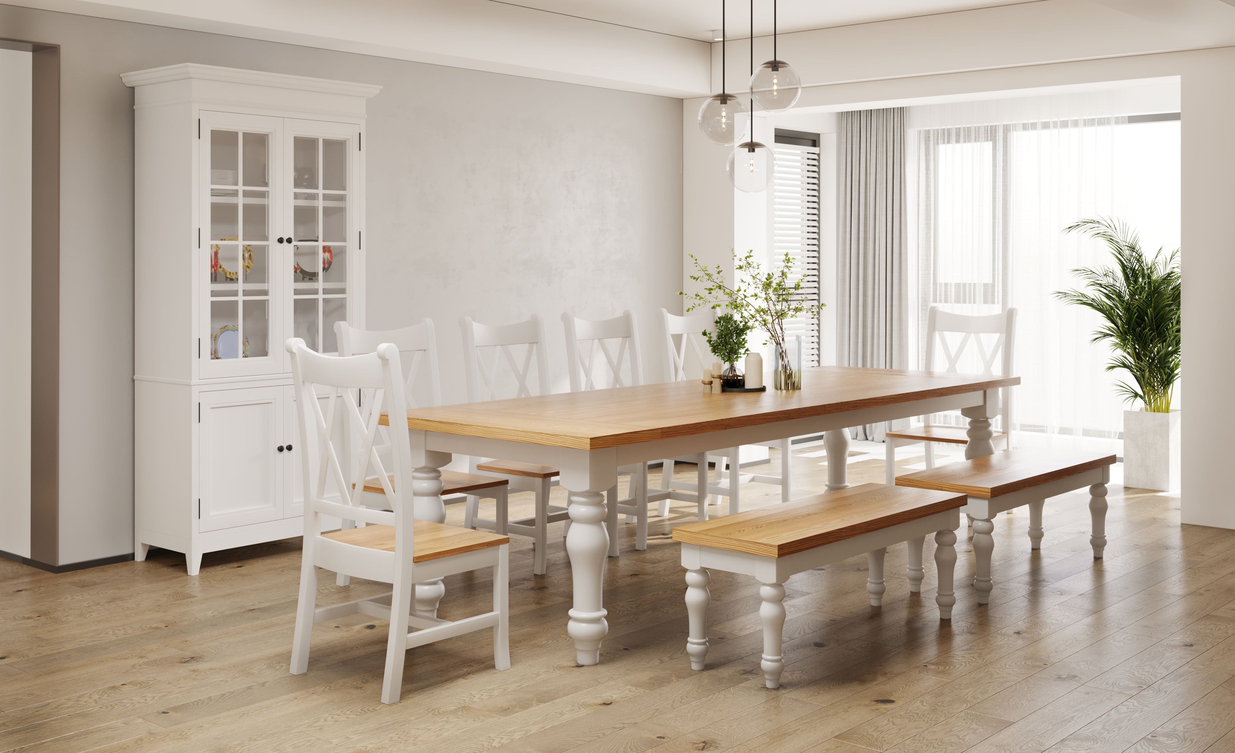 The Jill Farm Table – craftsmandecor